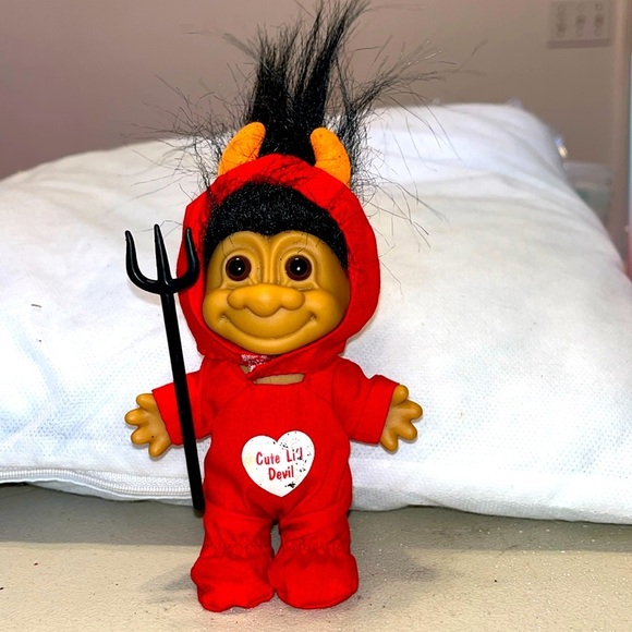 Russ | Toys | Russ Cute Lil Devil Troll Doll Costume Pitchfork ...